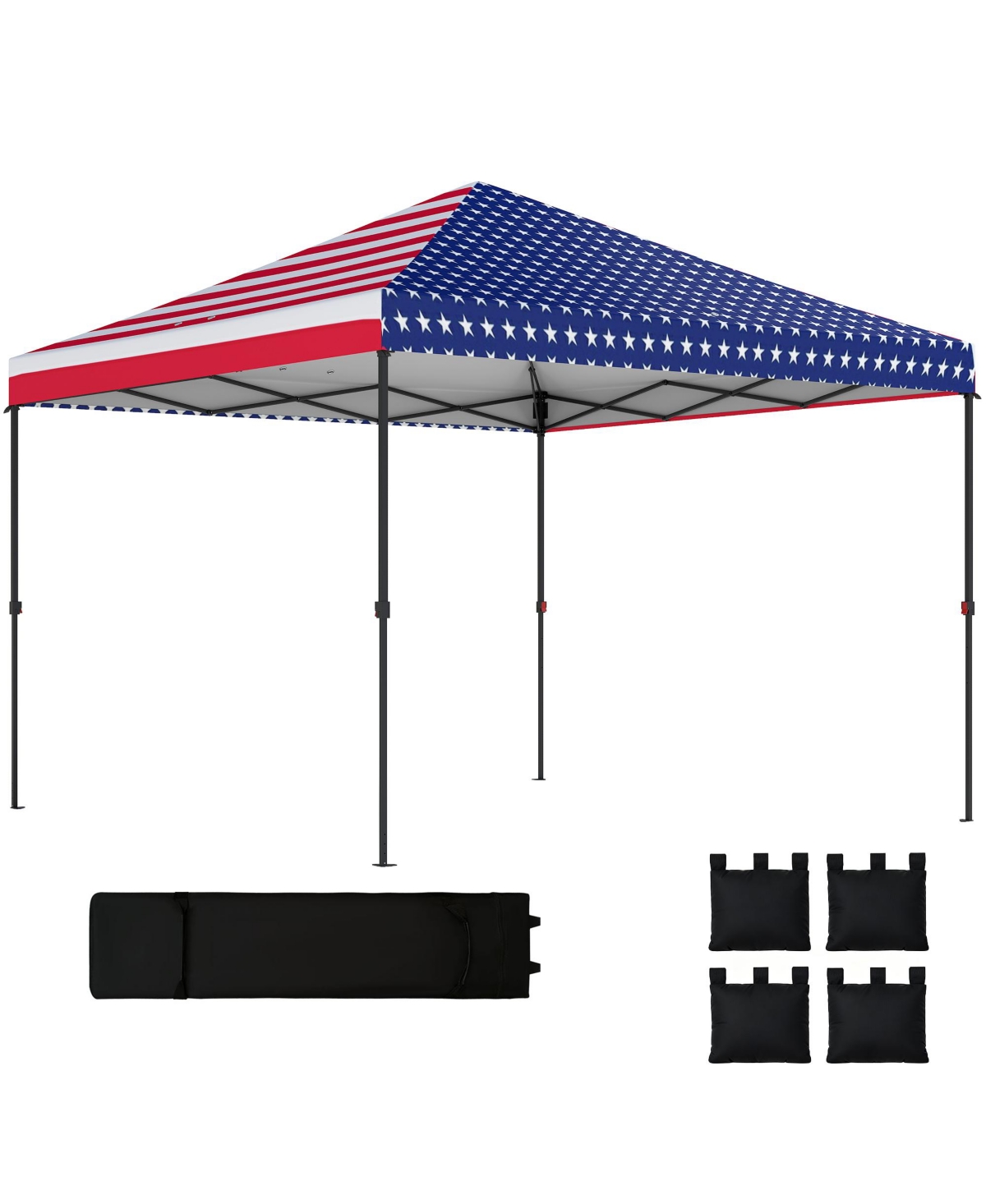 Click here for Outsunny 10 x 10 ft Pop Up Canopy Tent with One Pu... prices