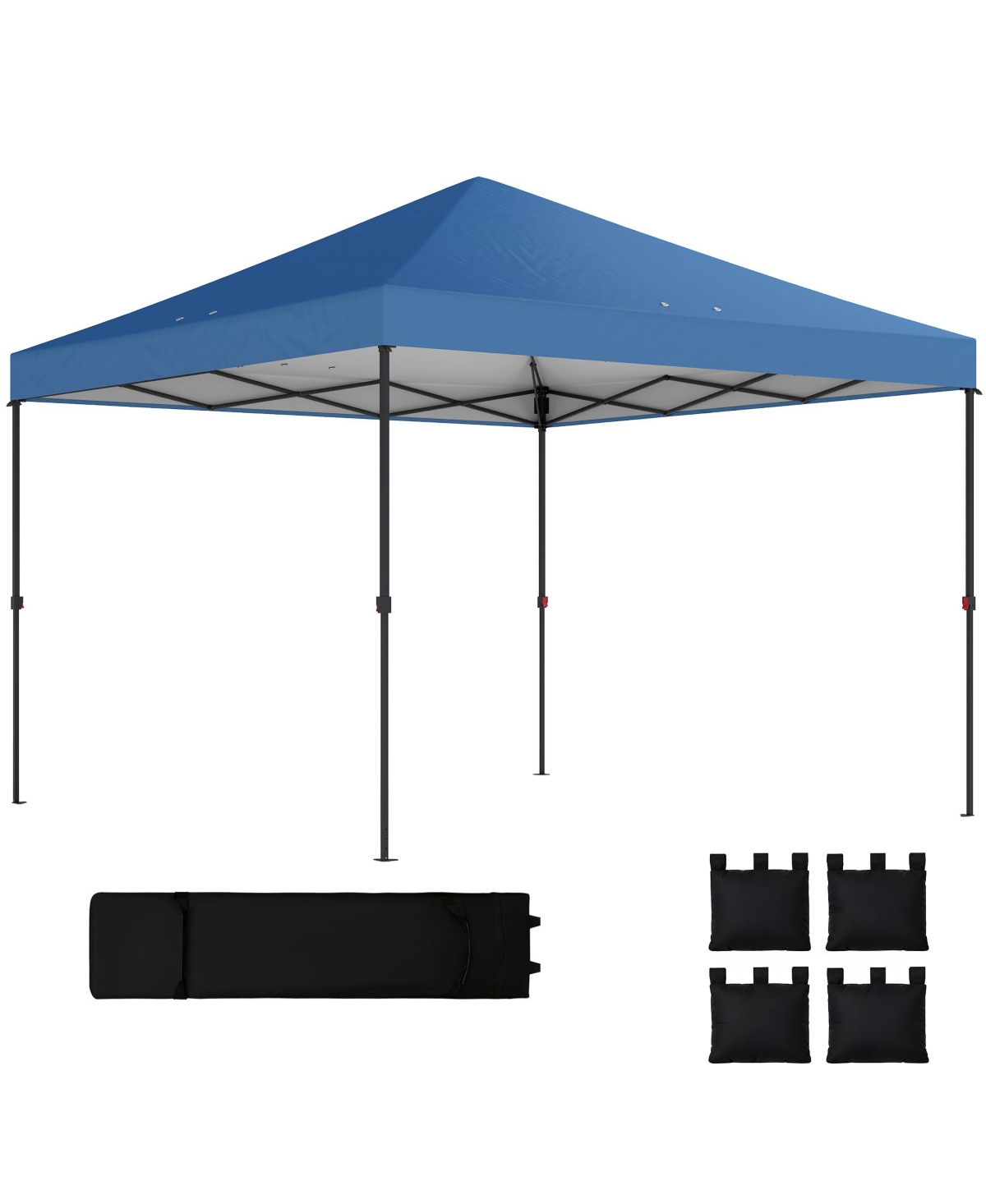 Click here for Outsunny 10 x 10 ft Pop Up Canopy Tent with One Pu... prices