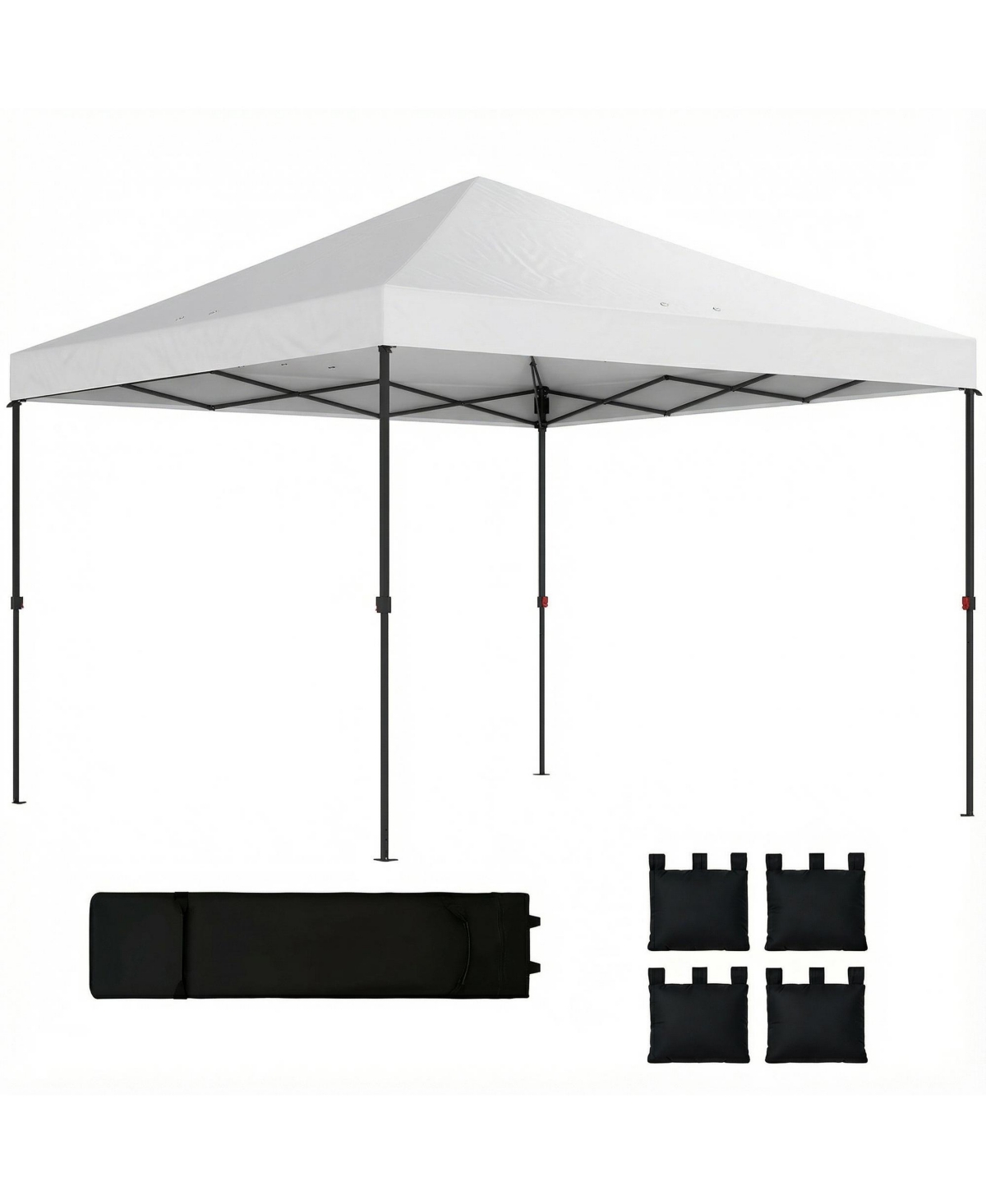 Click here for Outsunny 10 x 10 ft Pop Up Canopy Tent with One Pu... prices