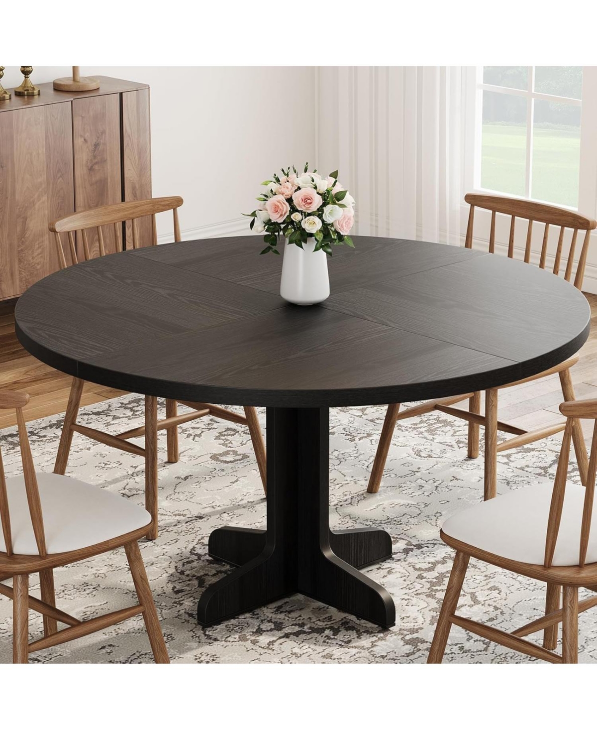 Click here for Gaomon Round Dining Table for 4  47" Dining R... prices