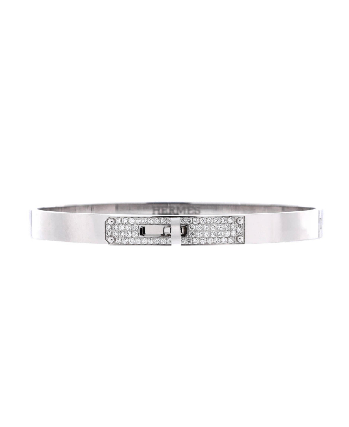 Click here for Pre-Owned HERMES Kelly Bracelet - 18k white gold prices