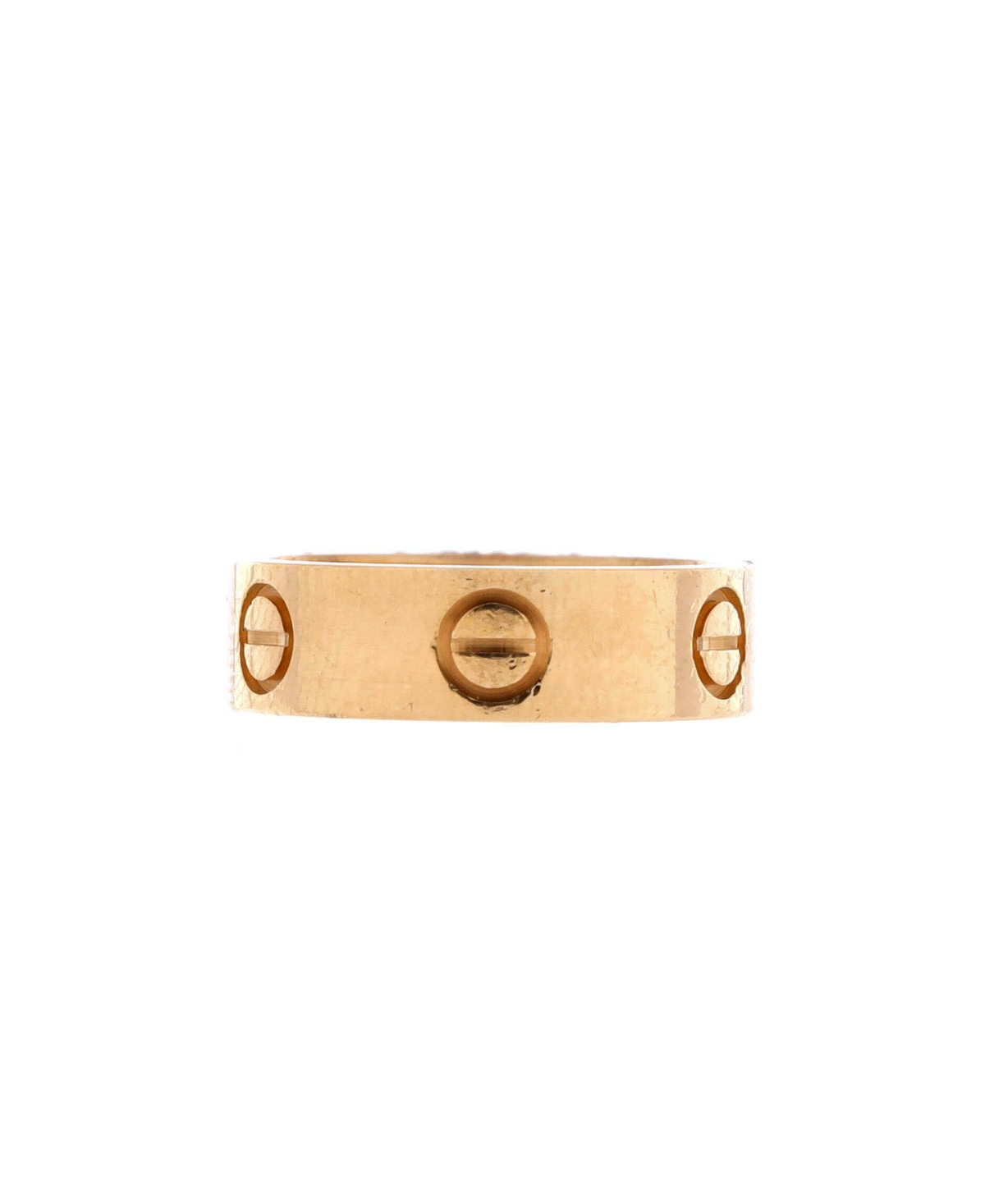 Click here for Pre-Owned Cartier Love Band Ring - 18k yellow gold prices
