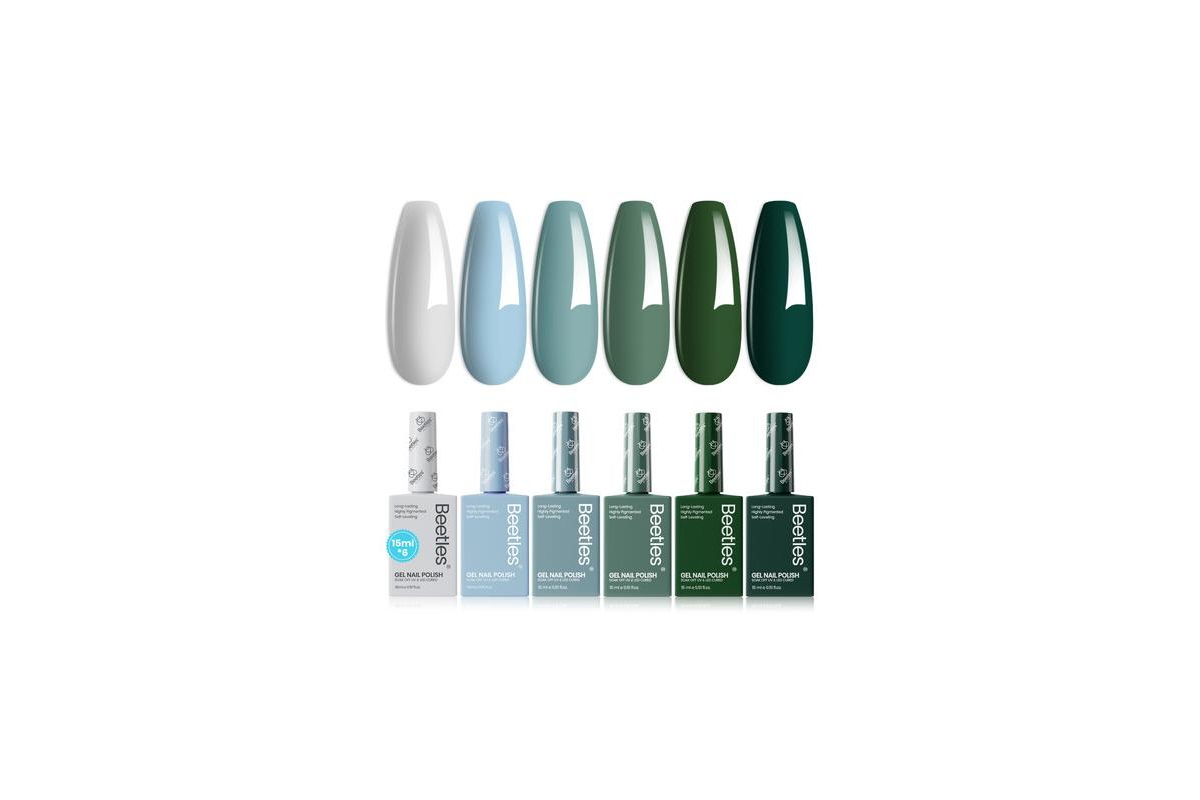 Click here for Beetles Fall Gel Nail Polish Set 6 Colors - Green prices