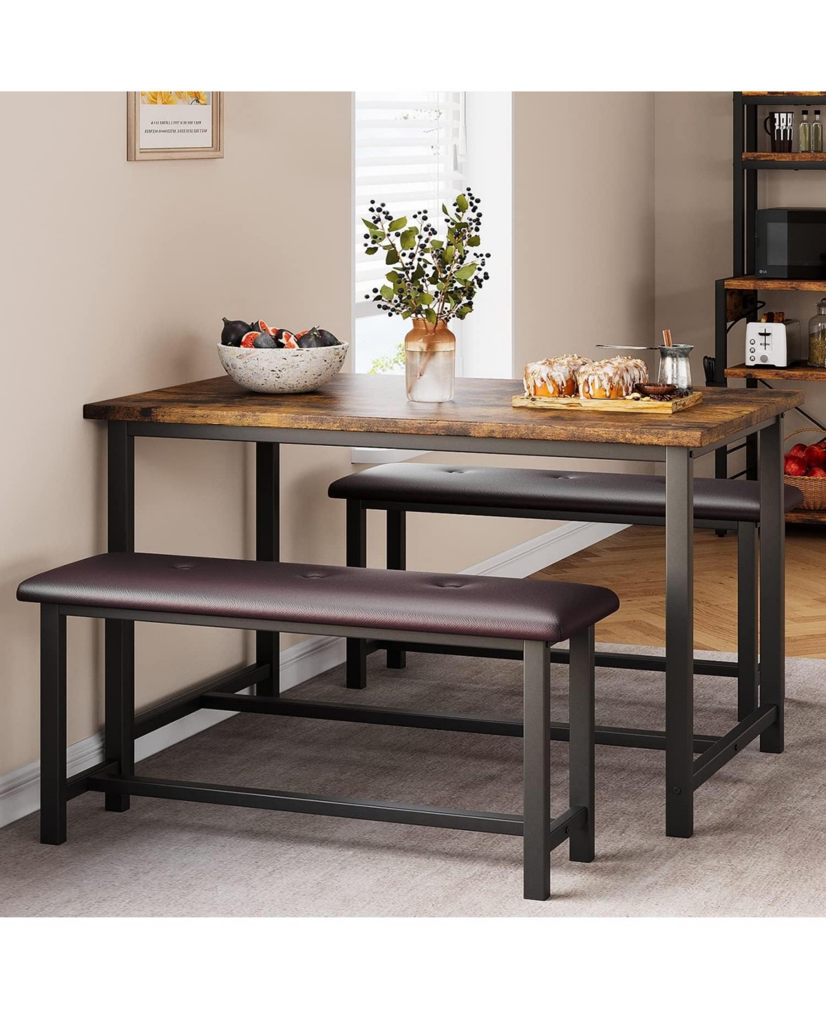Click here for gaomon 3 Piece Dining Table Set Kitchen Table and... prices