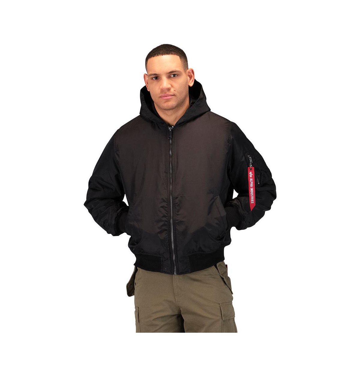 Click here for Alpha Industries Mens Ma-1 Hooded Oxford Flight Ja... prices