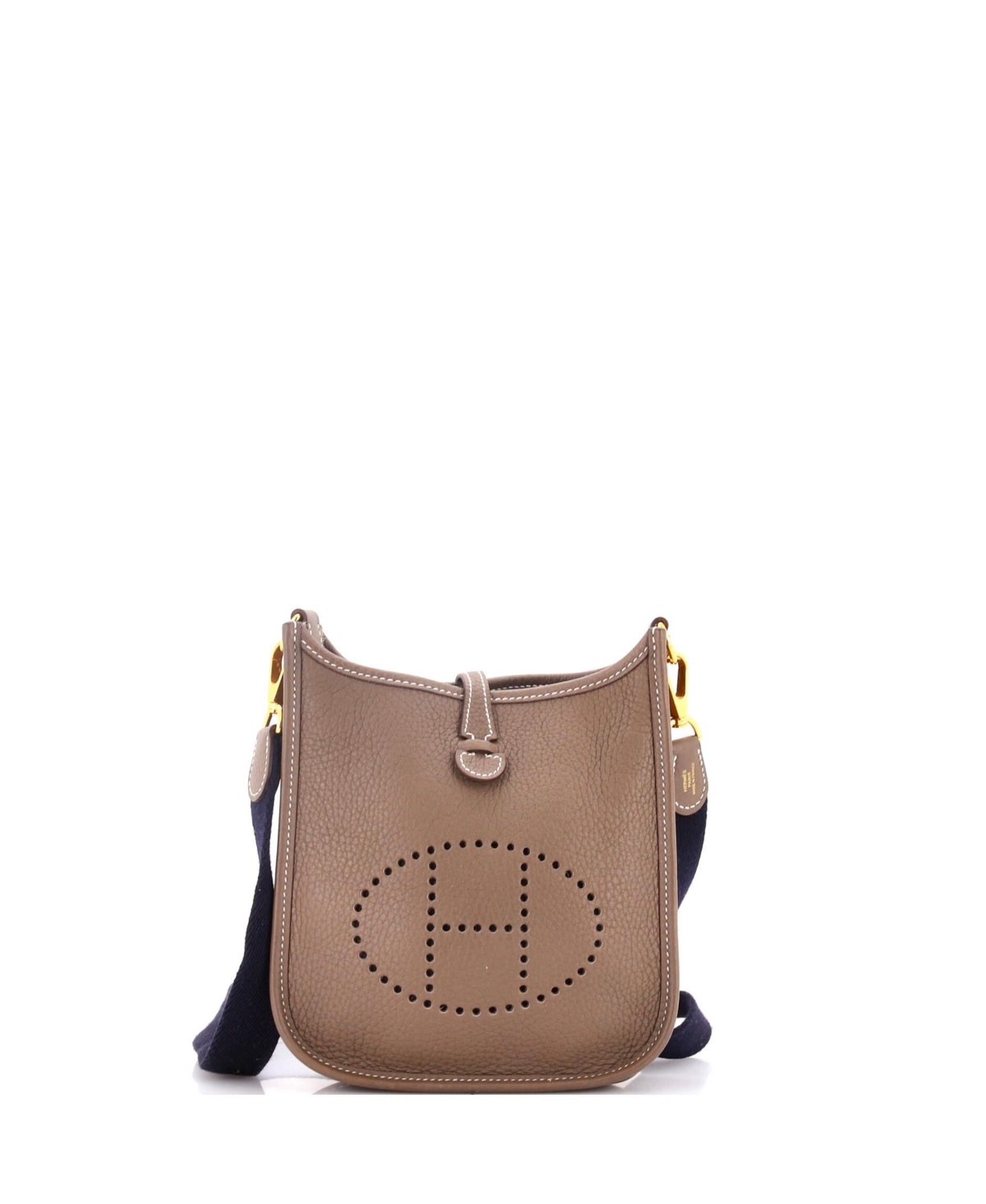 Click here for Pre-Owned HERMES Tpm Evelyne Bag Gen Iii Clemence... prices