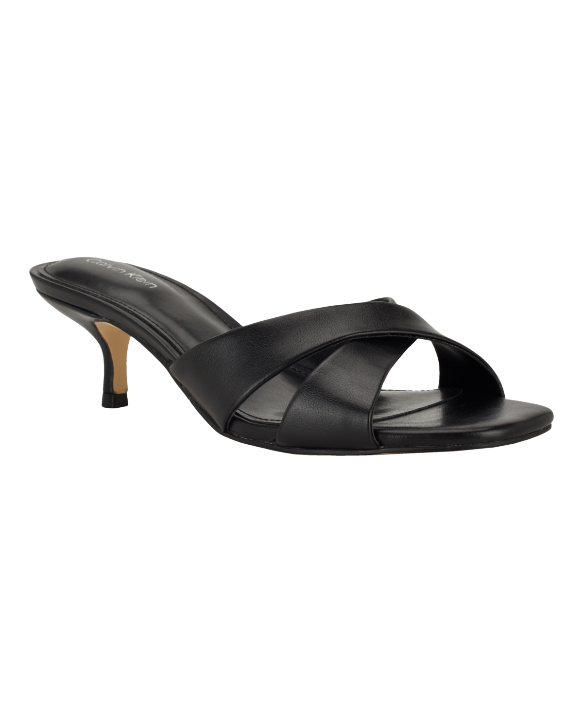 Click here for Calvin Klein Womens Skylor Criss-Cross Kitten Heel... prices