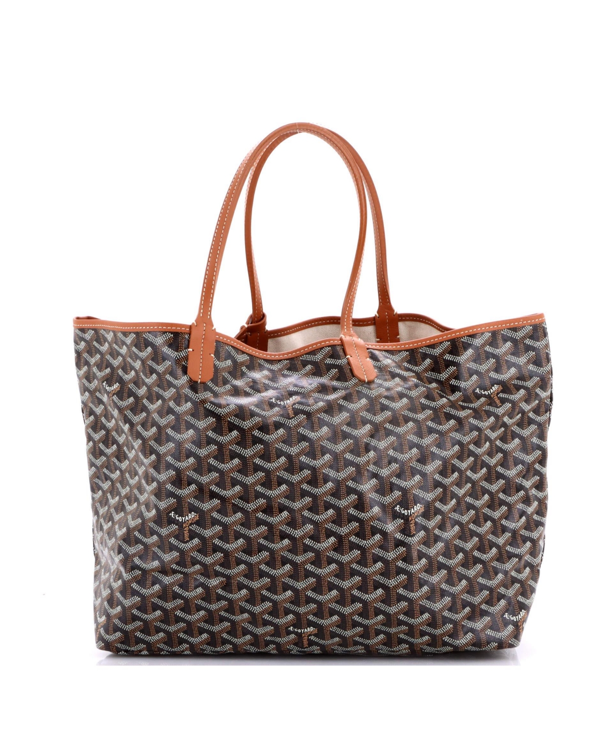 Click here for Pre-Owned Goyard Pm Saint Louis Tote Coated Canvas... prices