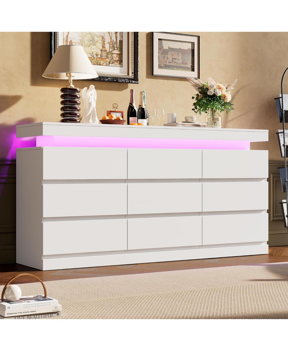 Click here for gaomon 9 Drawer Dresser for Bedroom - 63 Wide Ches... prices