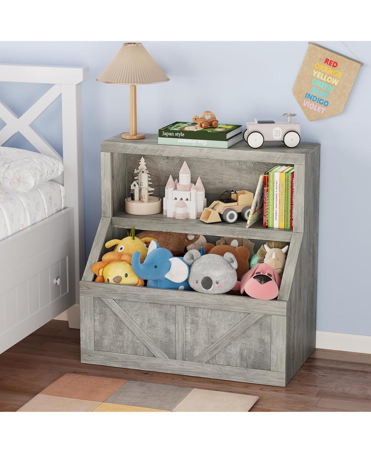 Click here for gaomon Kids Bookshelf and Toy Storage – Woo... prices