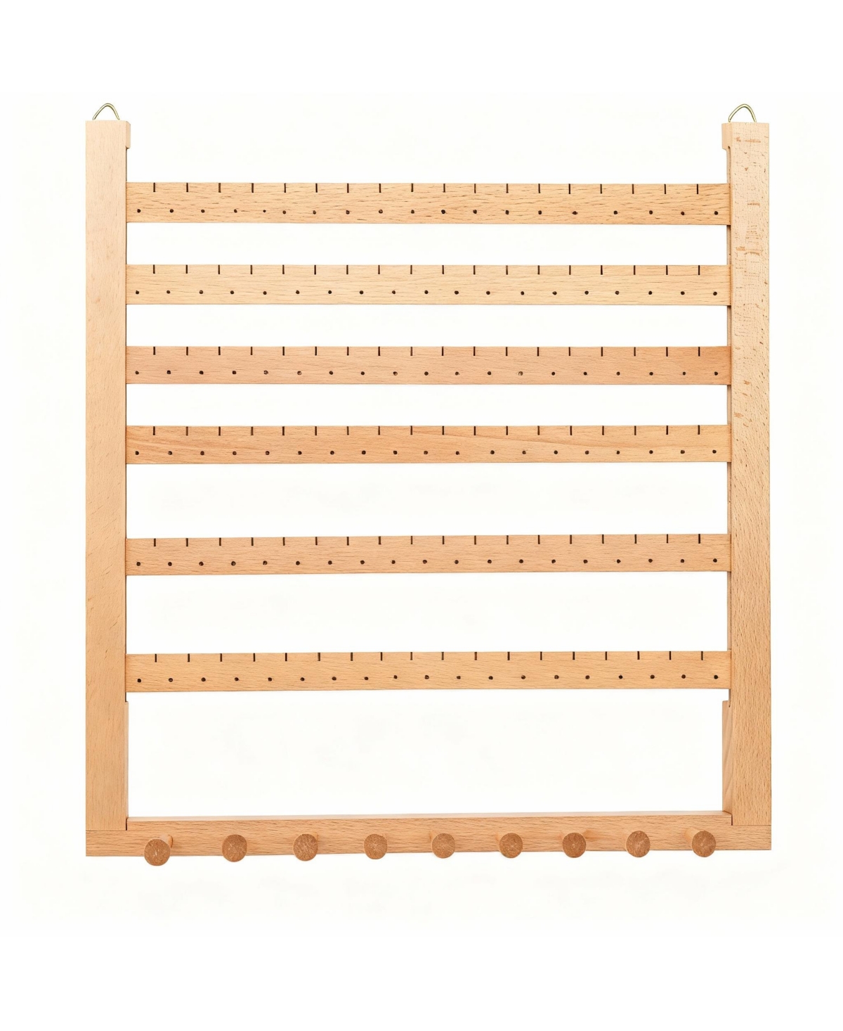 Click here for Yigii Walnut Wood Earring & Necklace Organizer -Ea... prices