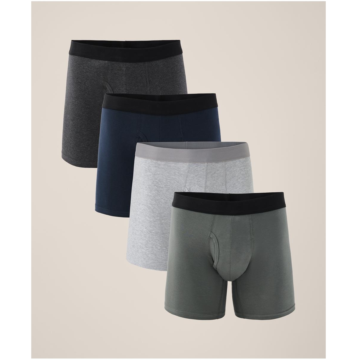 Click here for Pact Mens Everyday Boxer Brief 4-Pack Made With Or... prices