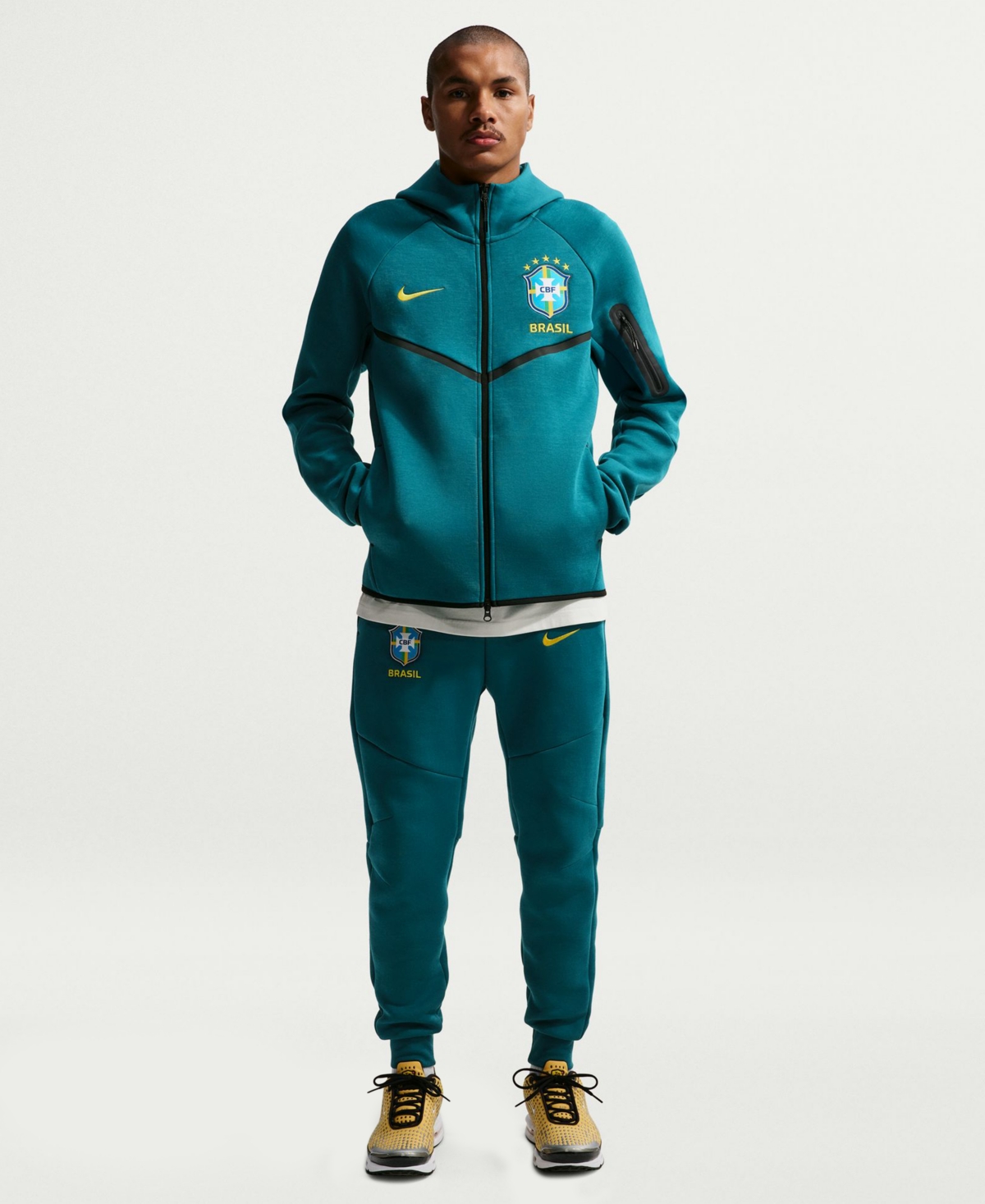 Click here for Nike Mens Tech Fleece Soccer Full-Zip Hoodie - Geo... prices