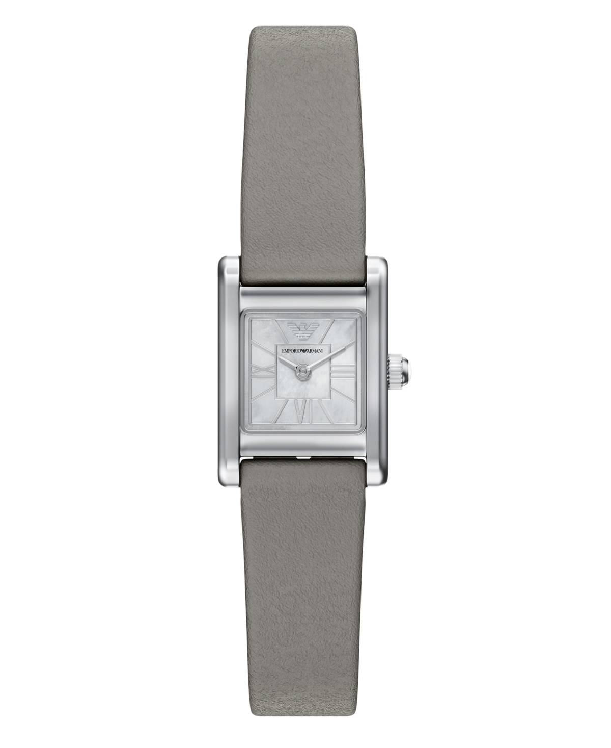 Click here for Emporio Armani Womens Quartz Two-Hand Gray Leather... prices