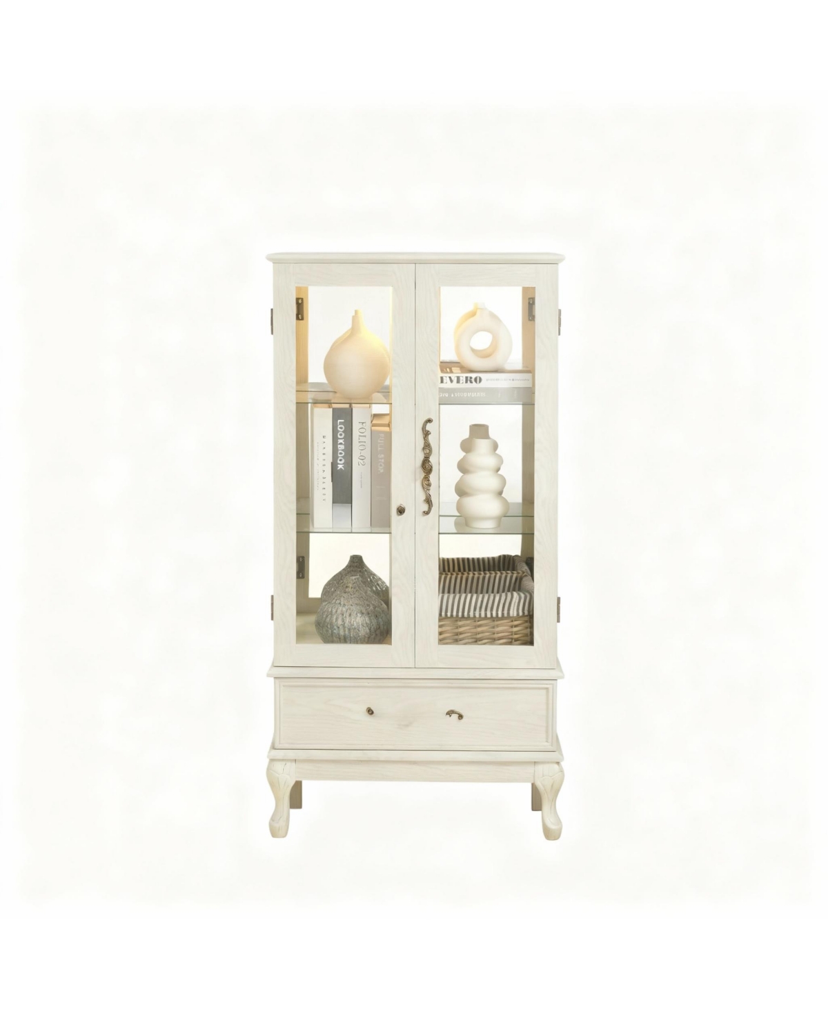 Click here for Yigii Antique Display Cabinet with Lighted Glass D... prices