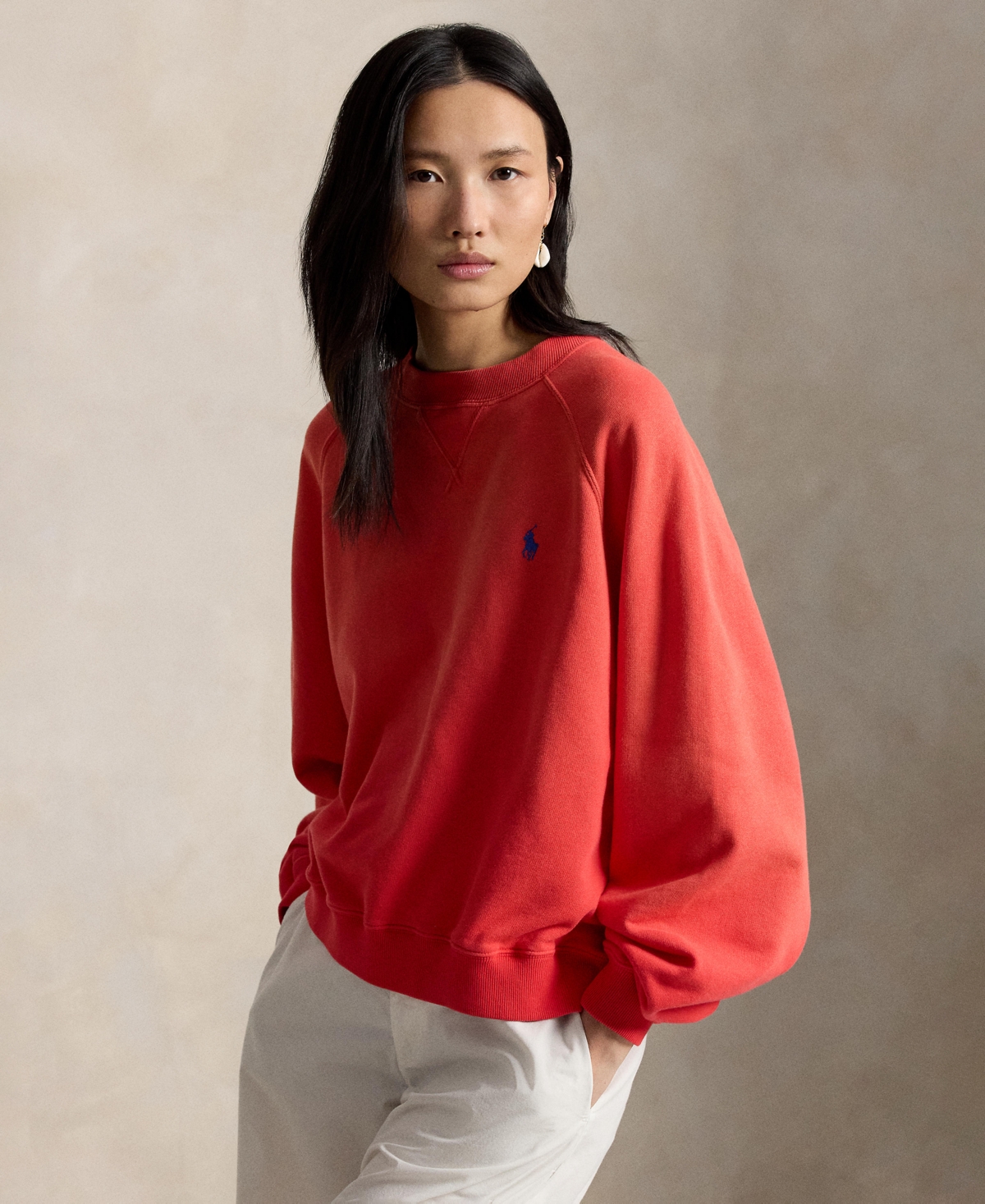 Click here for Polo Ralph Lauren Womens Lightweight Fleece Crew N... prices