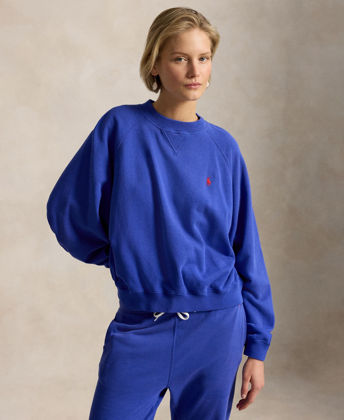 Click here for Polo Ralph Lauren Womens Lightweight Fleece Crew N... prices