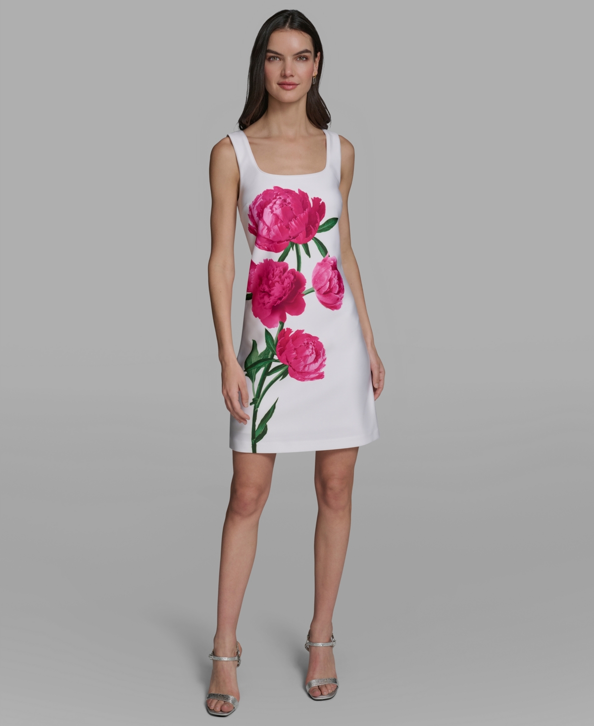 Click here for Karl Lagerfeld Paris Womens Sleeveless Peony Flora... prices