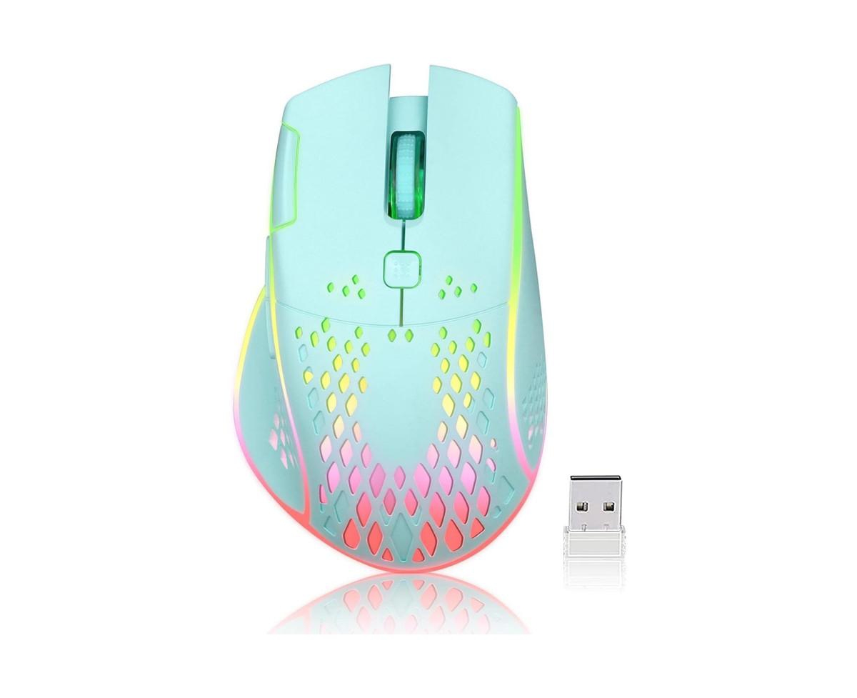 Click here for Risokeys Wireless Gaming Mouse with Rgb Lights - A... prices