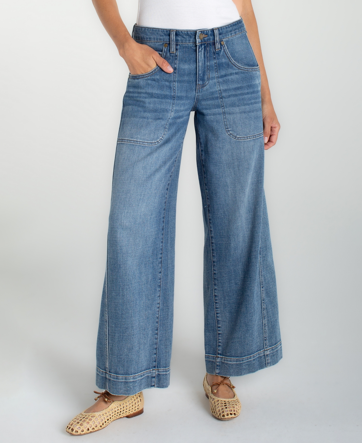 Click here for Liverpool Los Angeles Womens Stride Wide-Leg Utili... prices