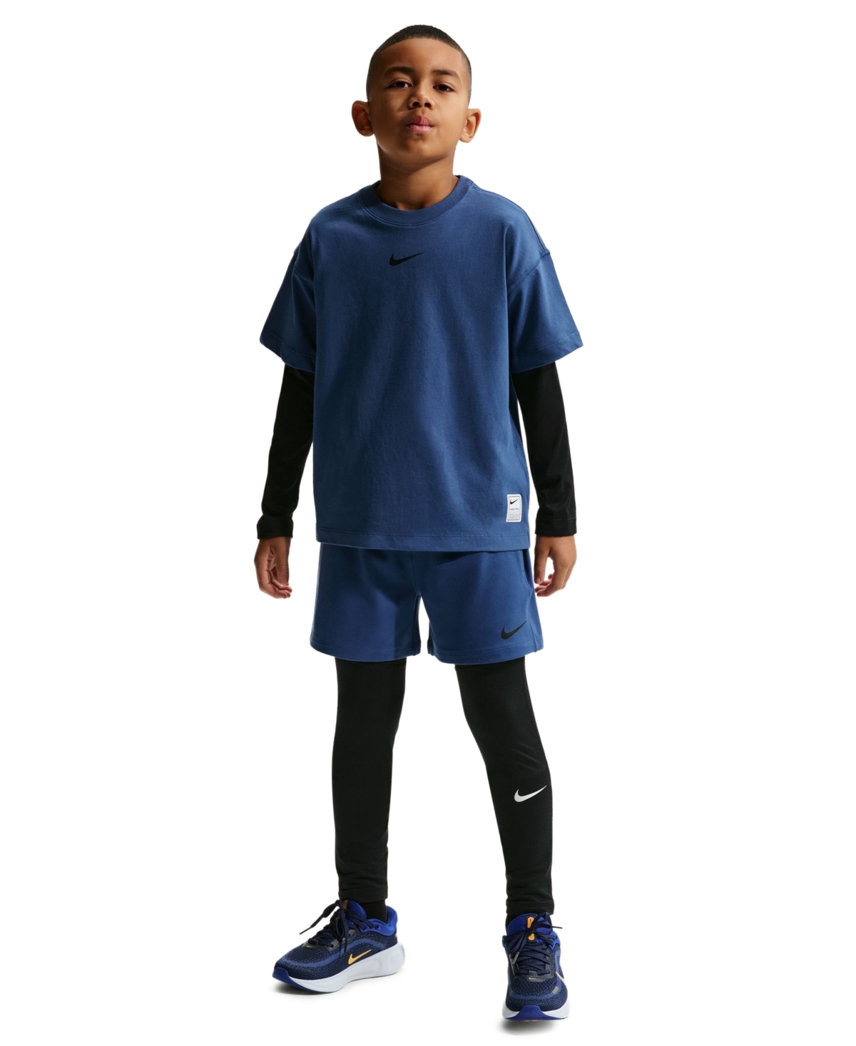 Click here for Nike Boys 8-20 Pro Dri-fit Fleece Shorts - Mystic... prices