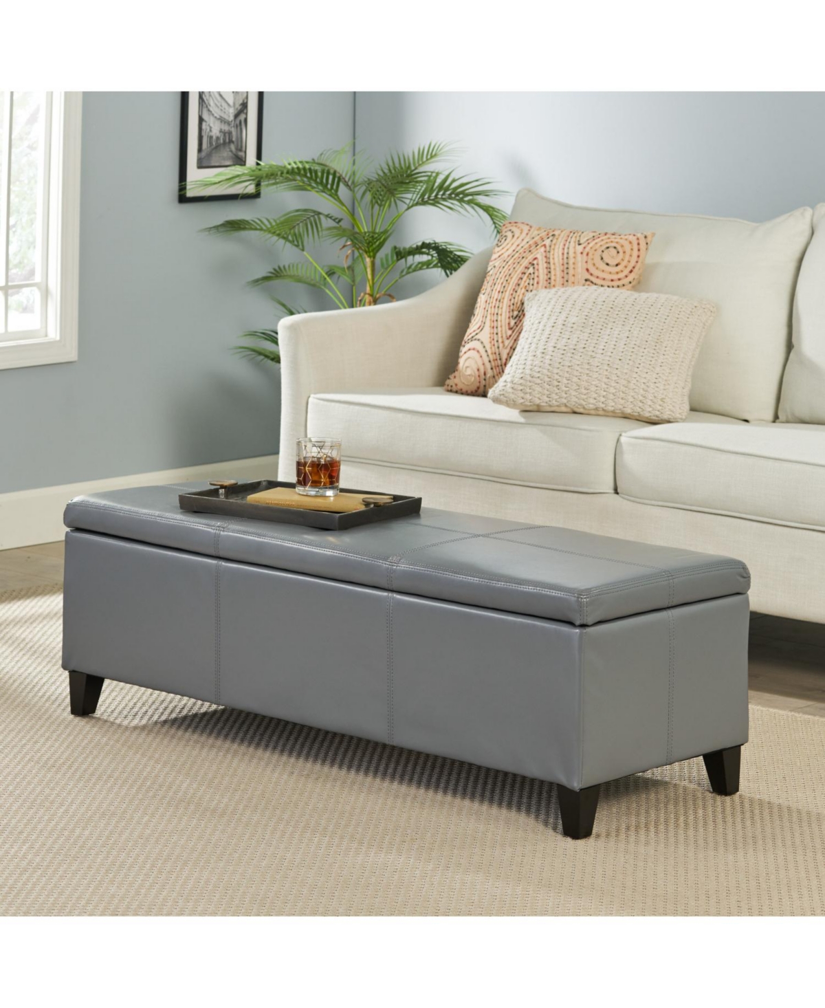 Click here for Glouster Storage Ottoman - Contemporary Upholstere... prices