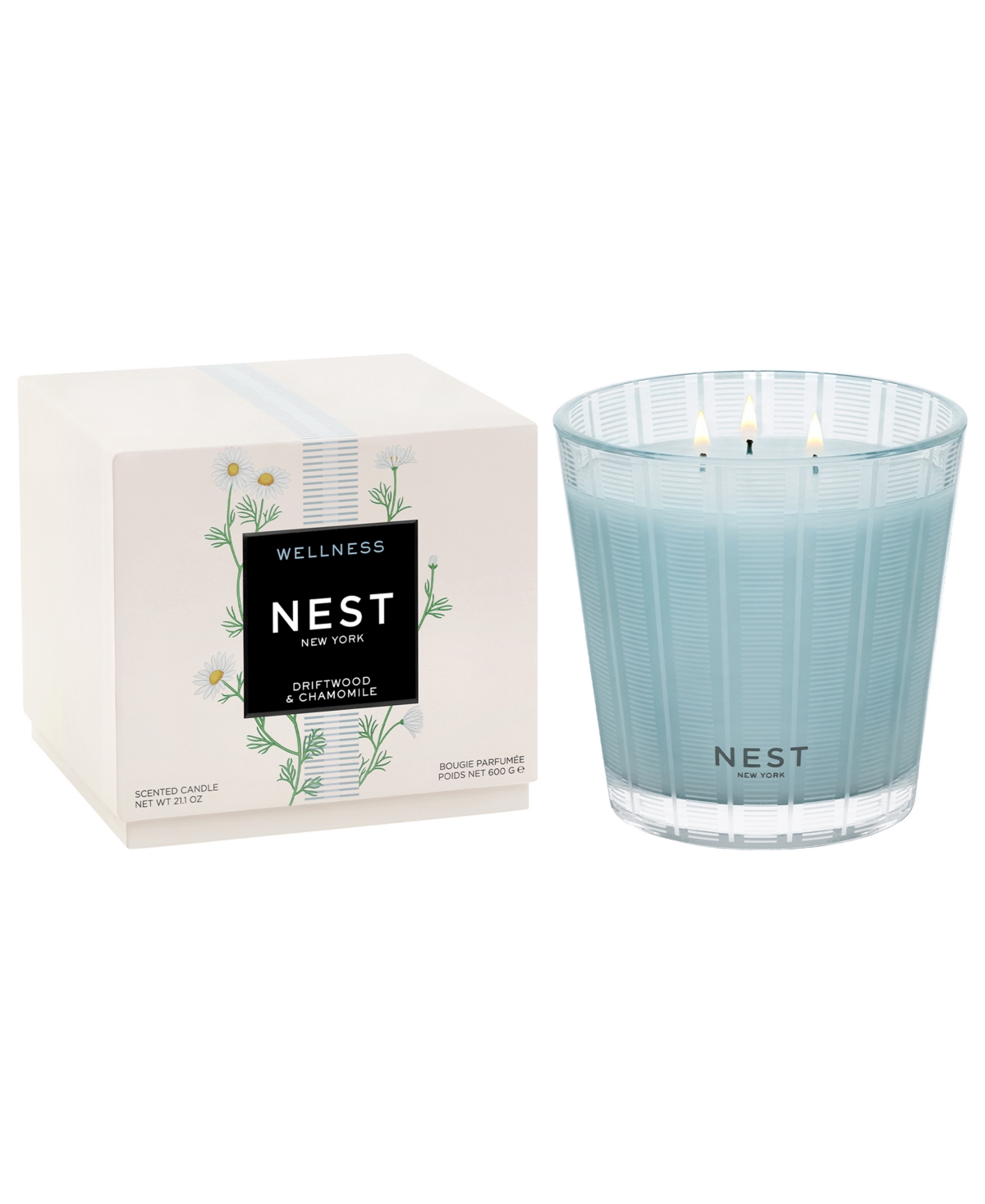 Click here for Nest New York Chamomile and Driftwood 3-Wick Candl... prices
