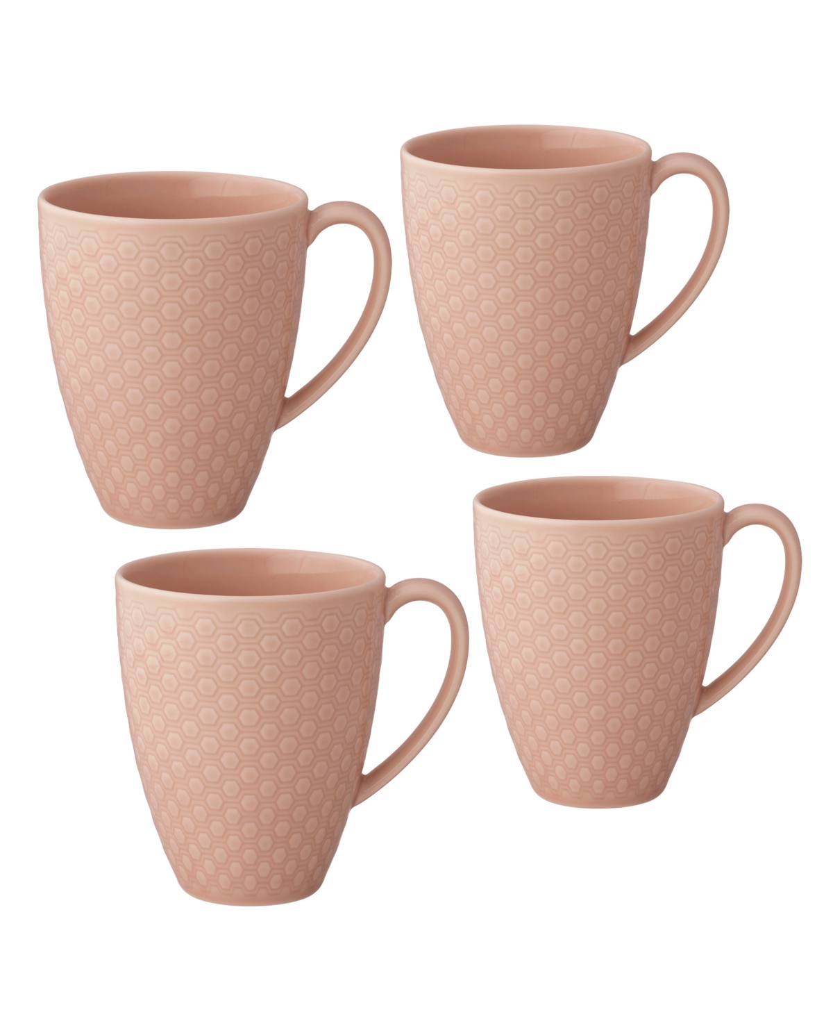Click here for Noritake Kikko 16 oz. Mugs  Set of 4 - Pink prices