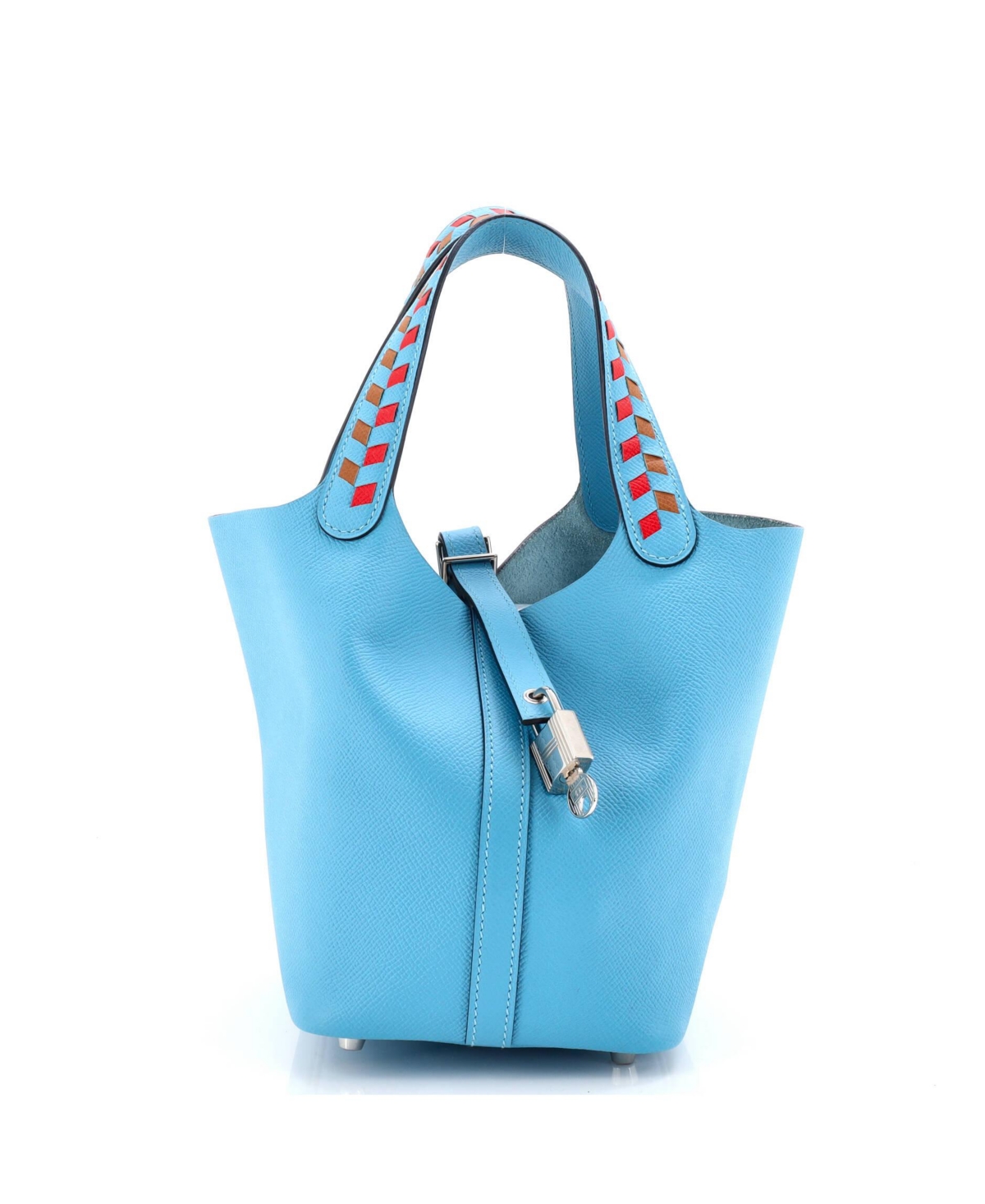 Click here for Pre-Owned HERMES Pm Picotin Lock Bag Tressage Epso... prices