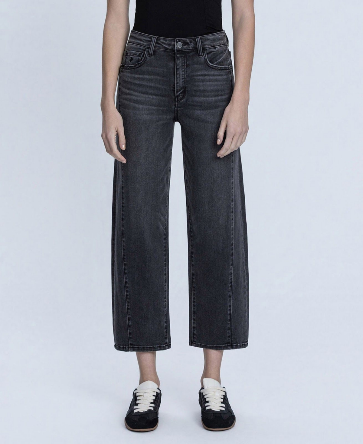 Click here for Flying Monkey Womens Super High Rise Mild Barrel J... prices