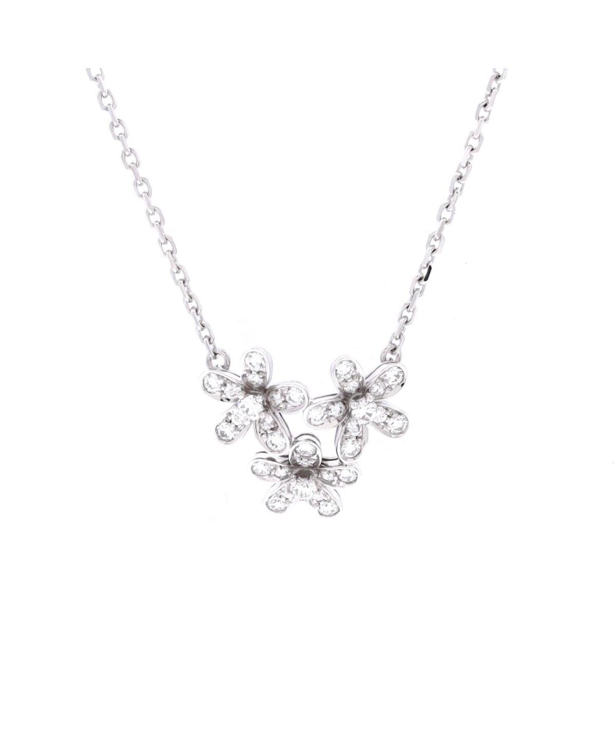 Click here for Pre-Owned Van Cleef & Arpels Socrate 3 Flower Pend... prices