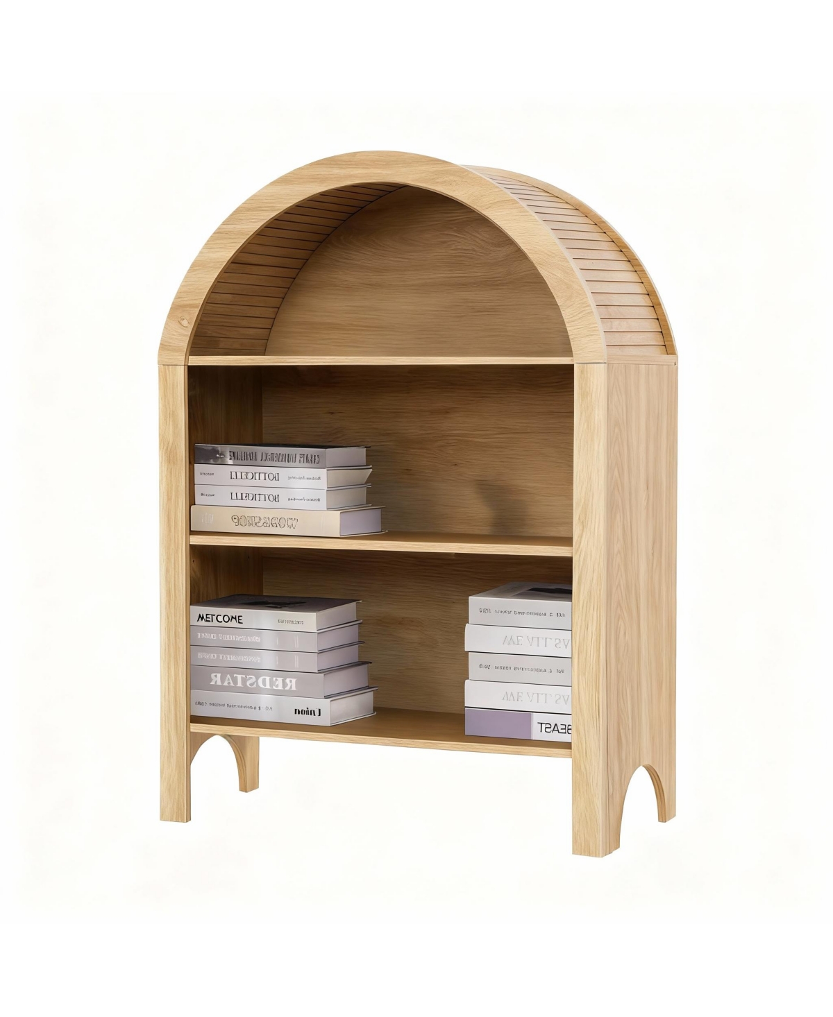 Click here for Yigii Arched 43.3" Tall 3-Tier Bookshelf for... prices