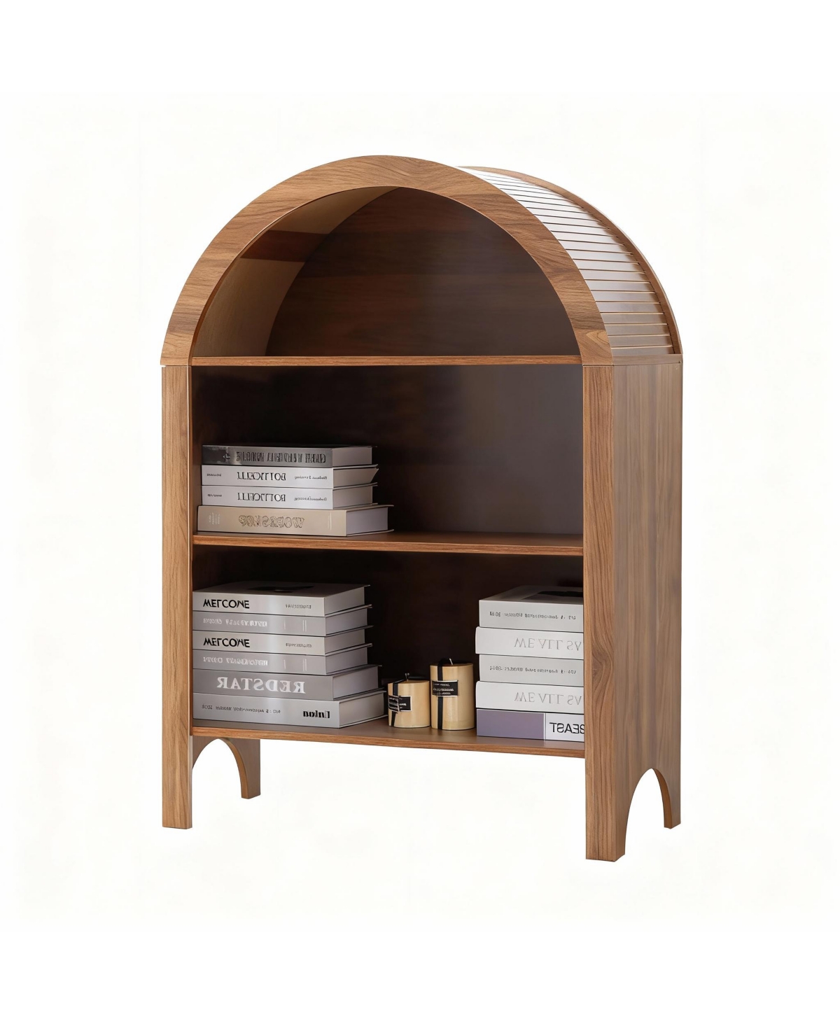Click here for Yigii Arched 43.3" Tall 3-Tier Bookshelf for... prices