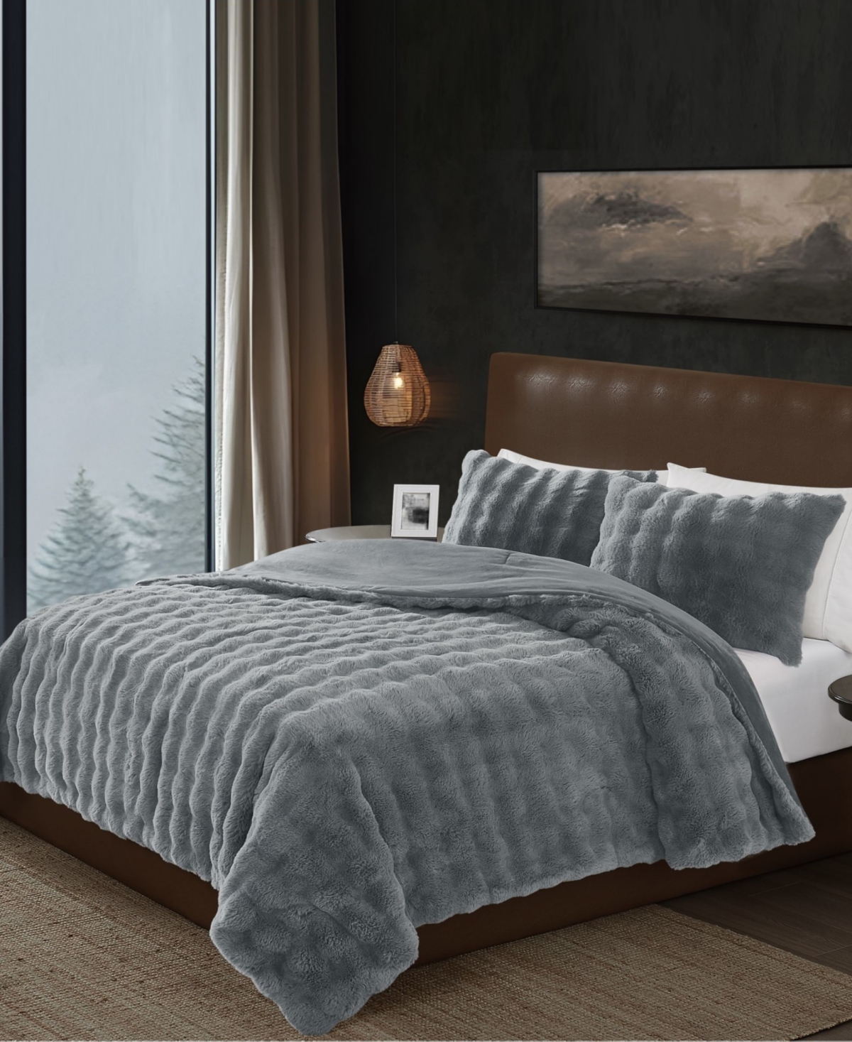 Click here for Frye Bubble Faux Fur 3-Pc. Comforter Set  Full/Que... prices