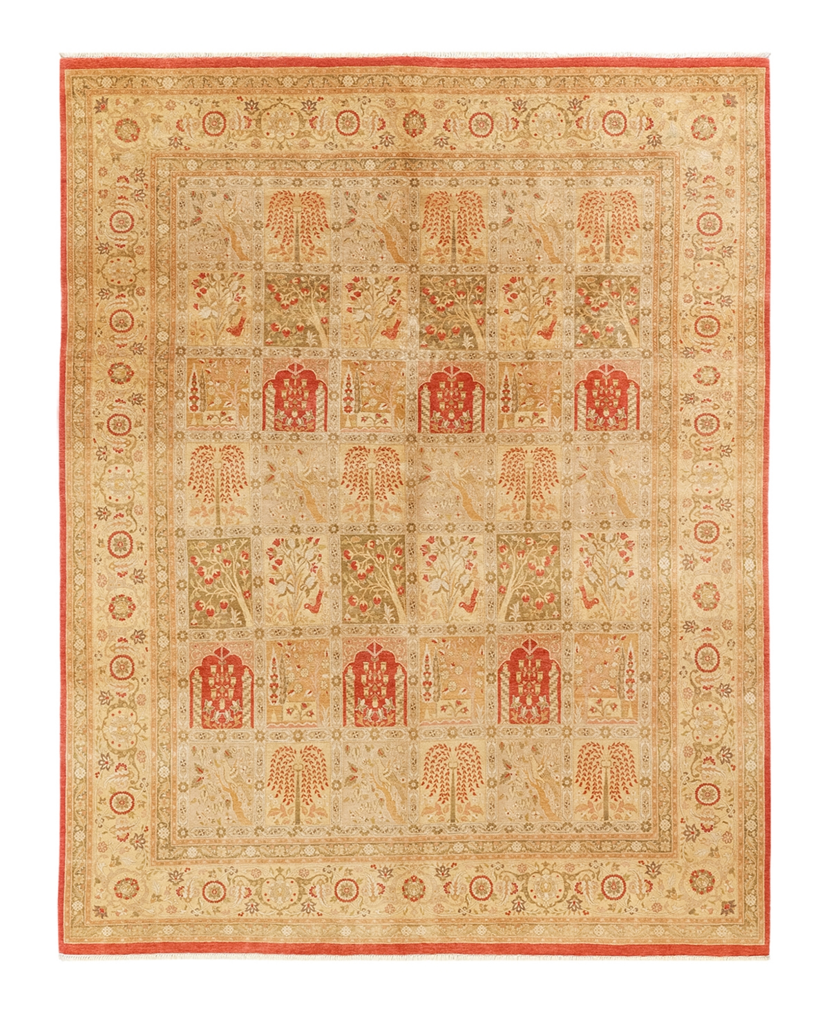 Adorn Hand Woven Rugs Mogul M1354 8 3 x 10 5 Area Rug - Orange