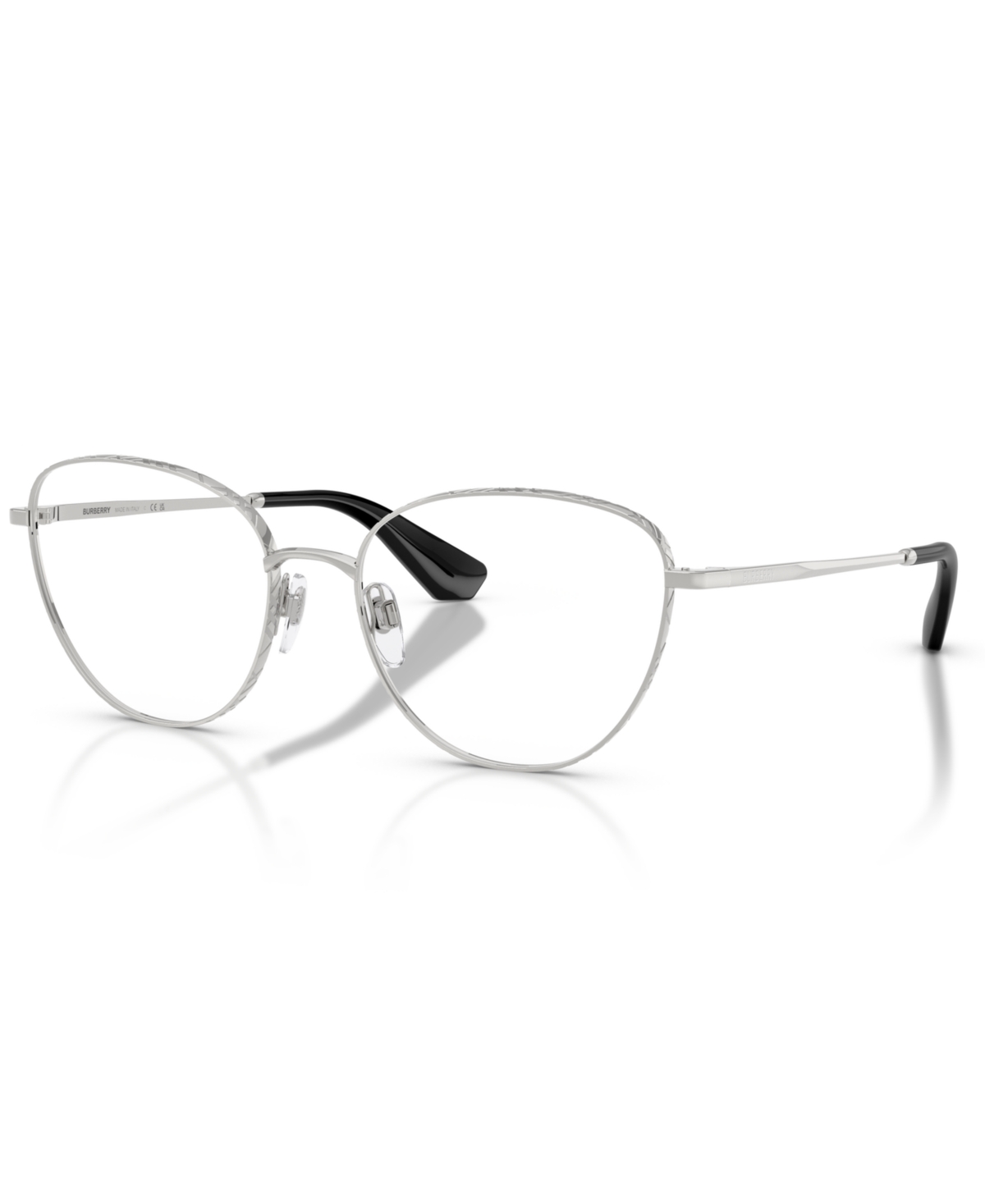 Click here for Burberry Womens Cat Eye Eyeglasses  BE1398 - Silve... prices