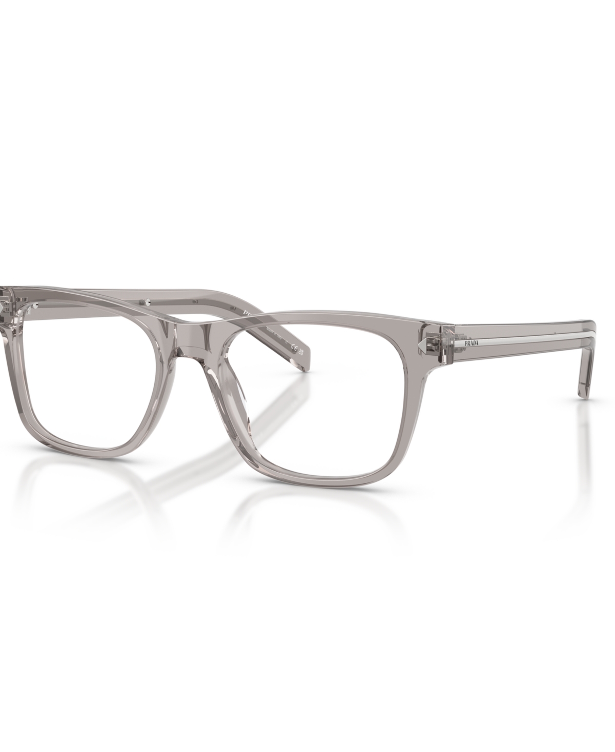 Click here for Prada Mens Pillow Eyeglasses  Pr A13V - Hematite prices
