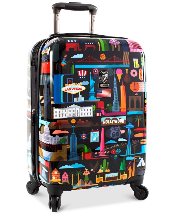 Heys FVT USA 21" Expandable Hardside Spinner Suitcase - Macy's