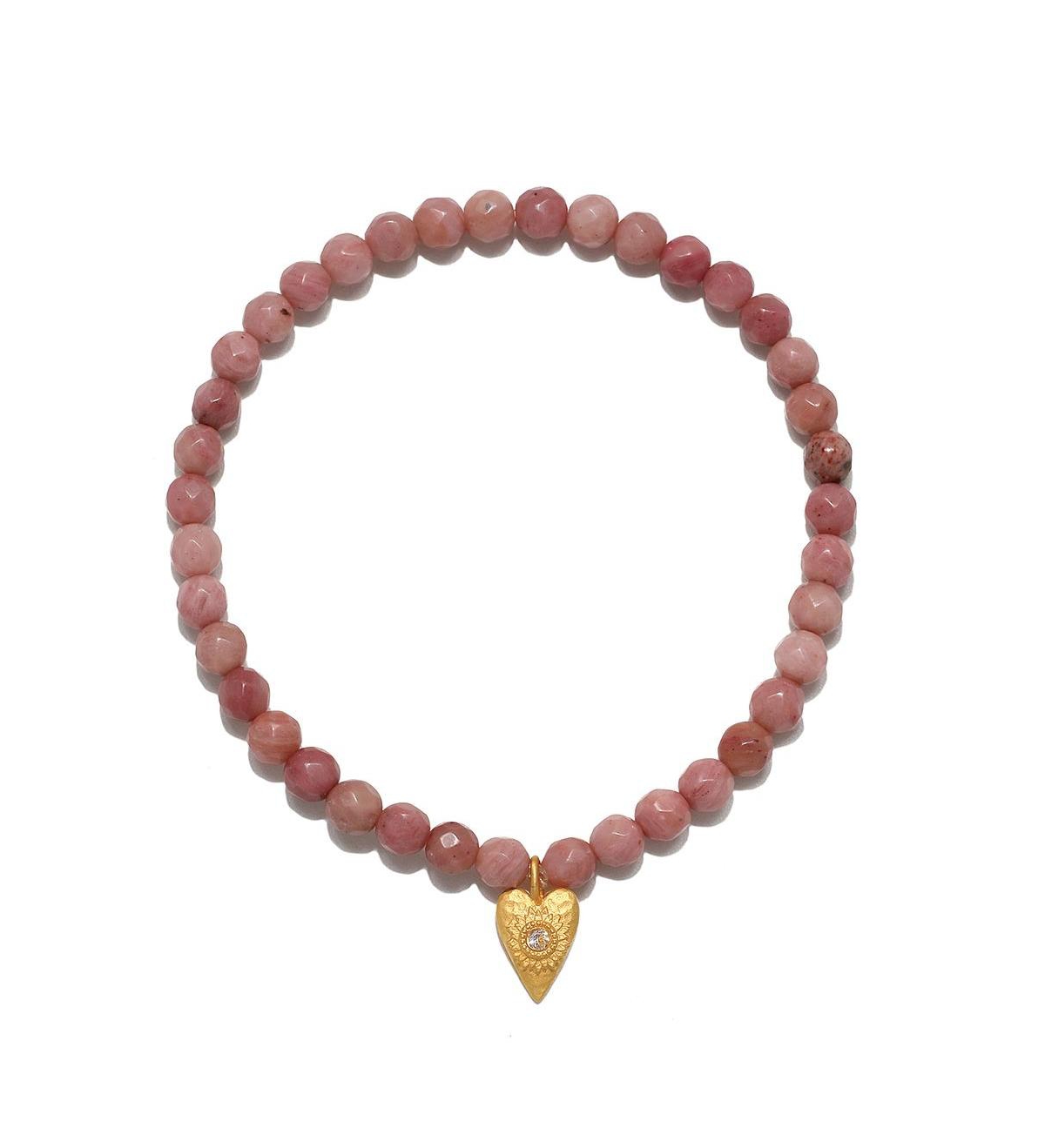 Click here for Satya Jewelry Comforted by Love Rhodonite Heart Br... prices