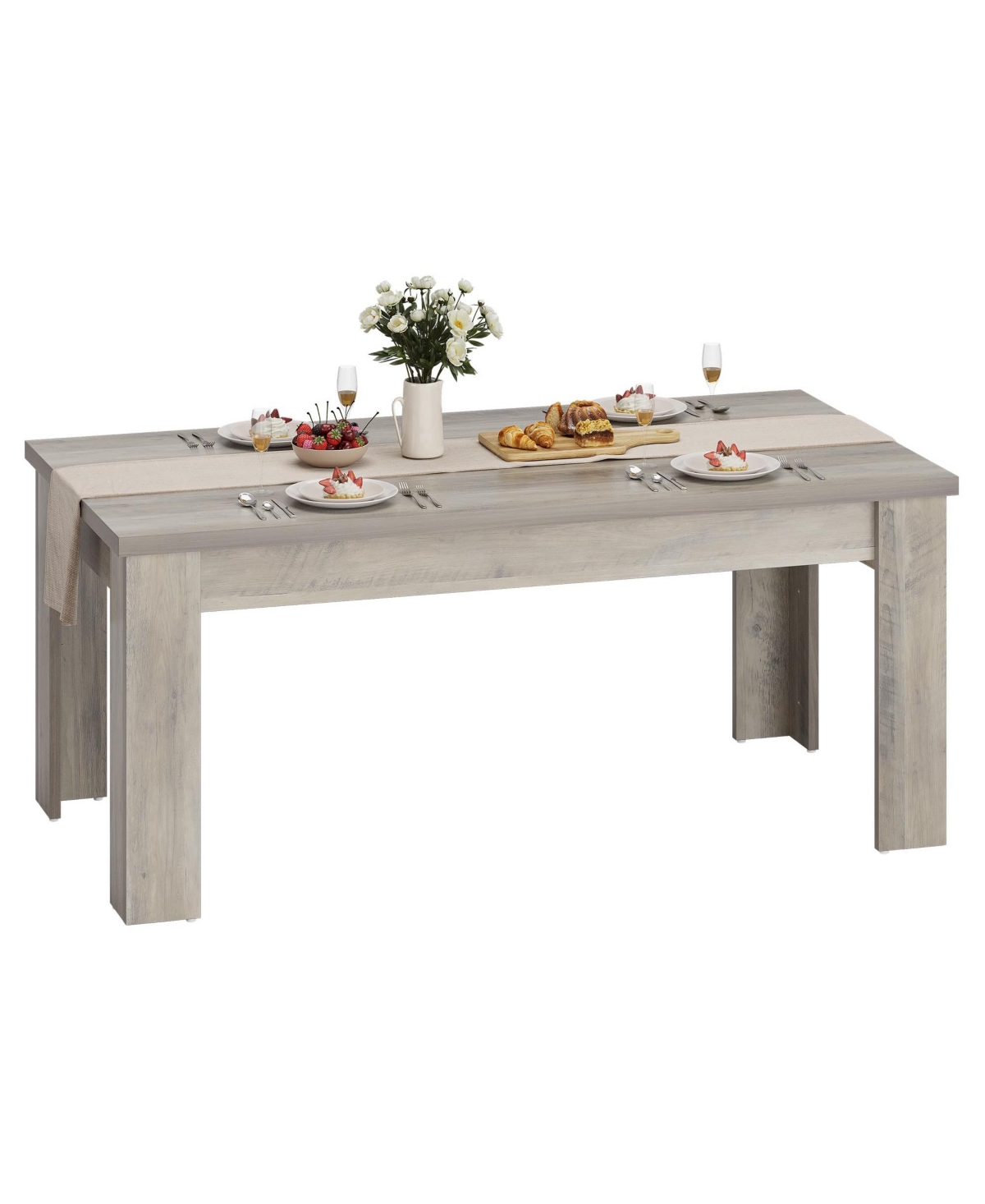 Click here for gaomon 63" Dining Table for 4-6  Farmhouse Wo... prices