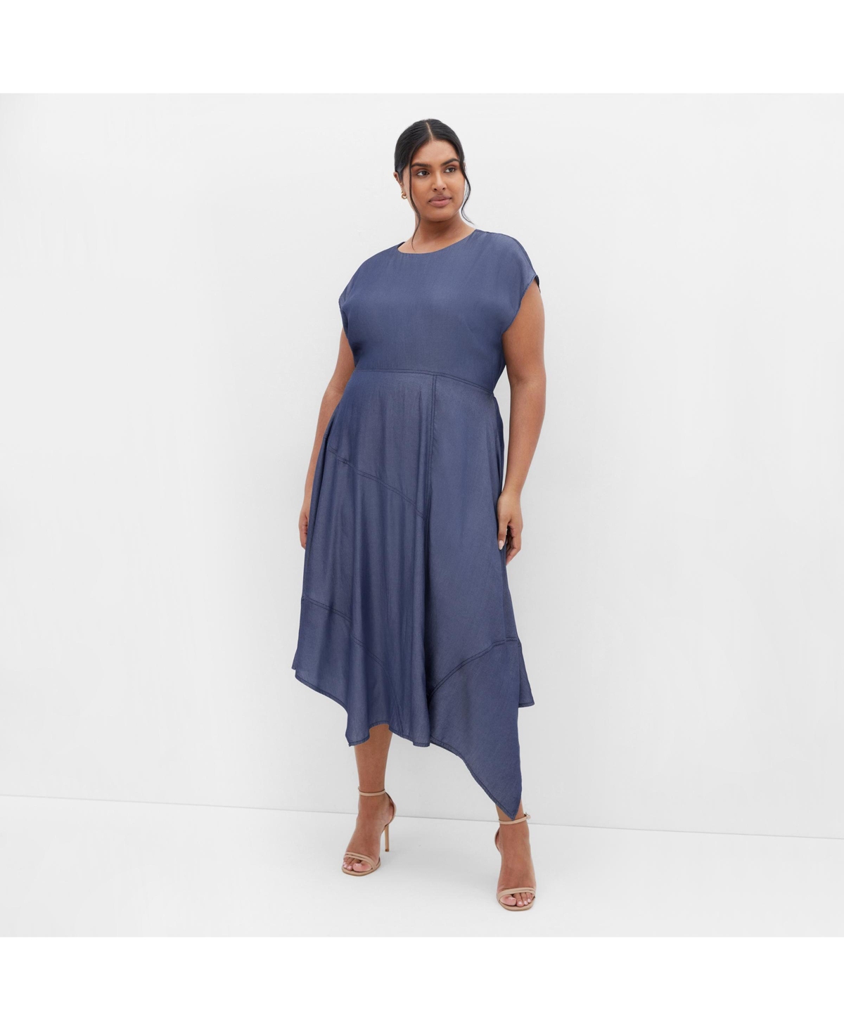 Click here for City Chic Womens Hampstead Dress - Denim prices