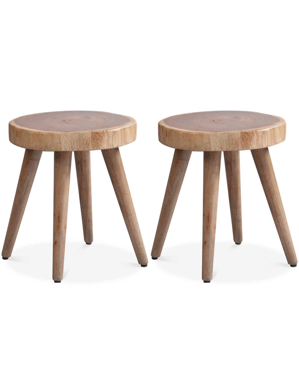 Click here for Tavion Set of 2 Dining Stools - Natural prices