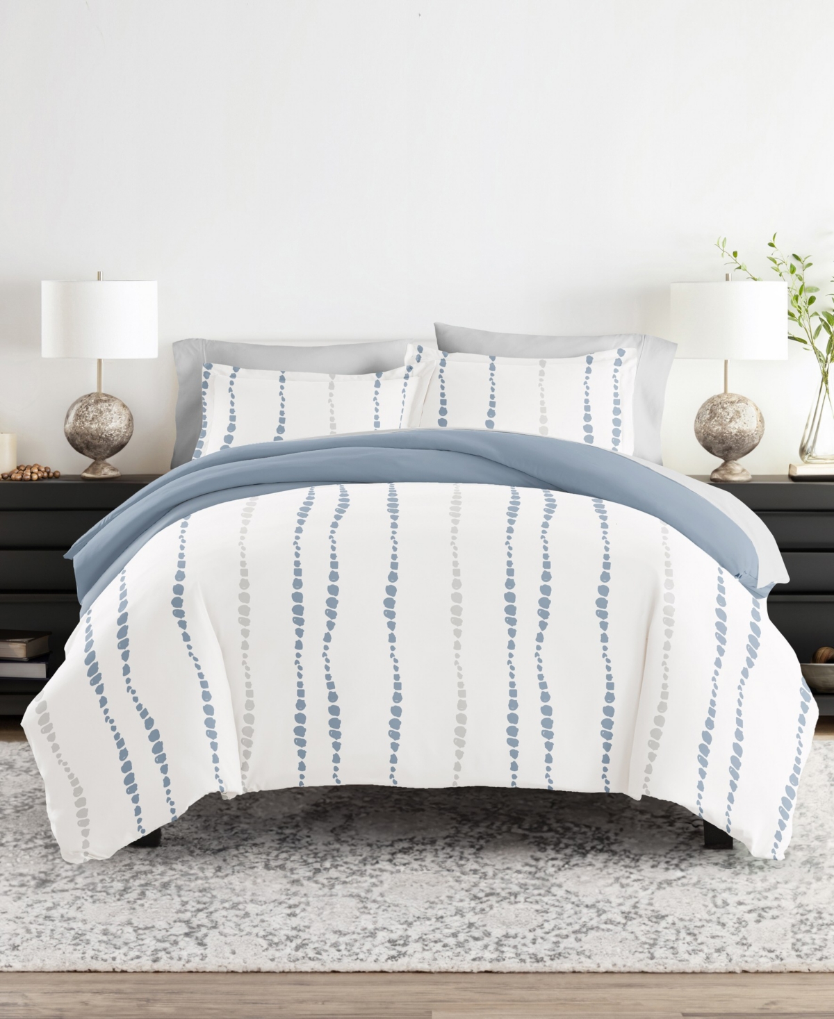 Click here for ienjoy Home Bedding Bundle Patterned 8-Piece Comfo... prices