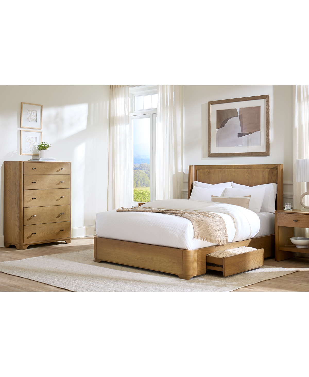 Click here for Nordic 3 Pc. Queen Panel Storage Set (Bed  Chest &... prices