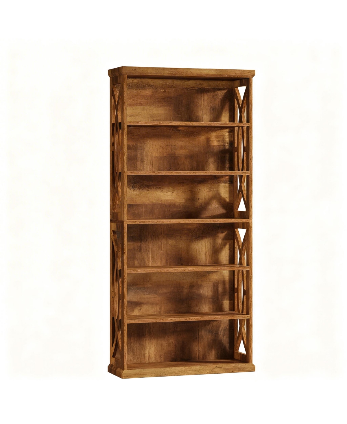 Click here for Yigii 6-Tier Rustic Bookshelf for Home Office prices