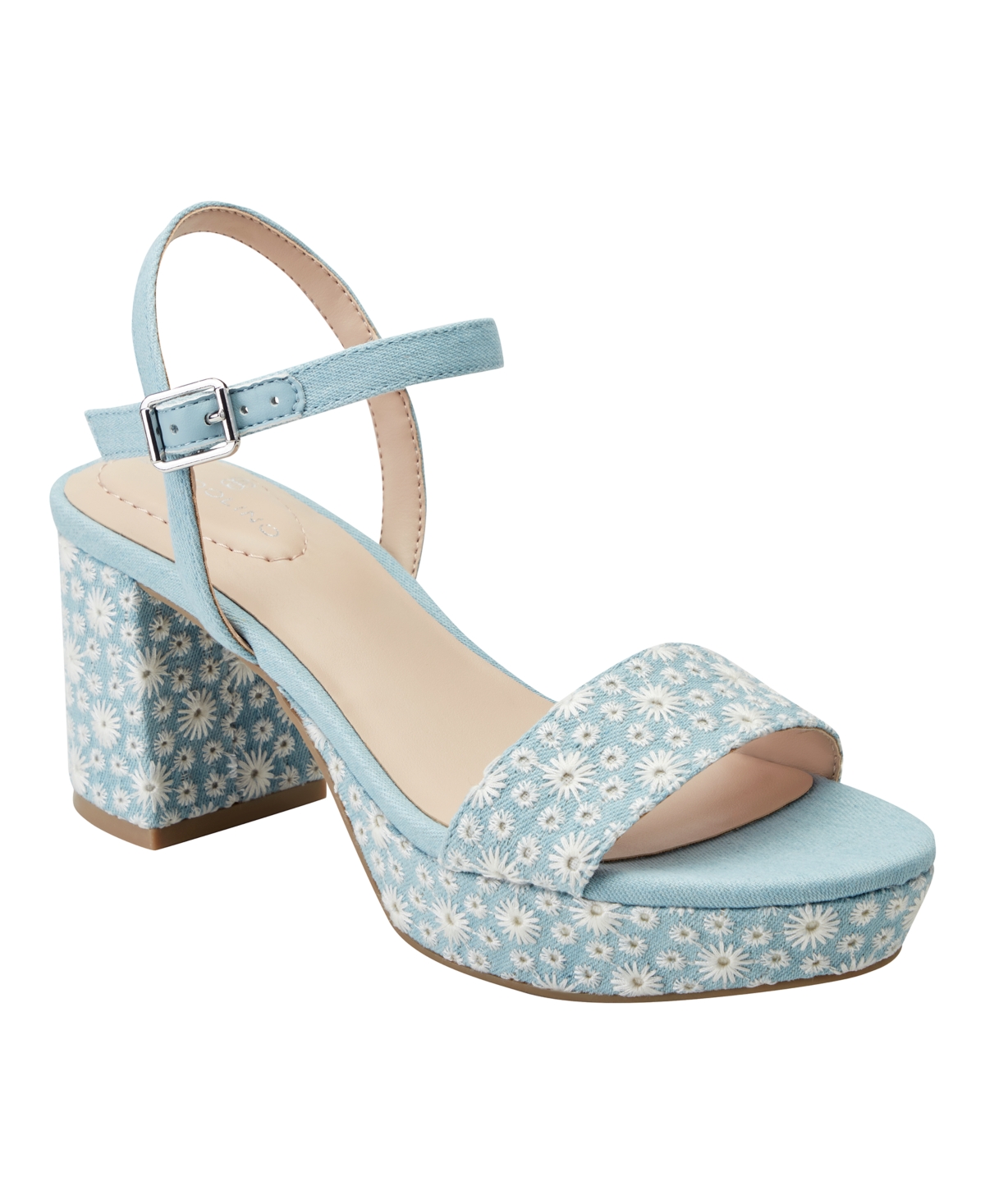 Click here for Bandolino Womens Pennie Platform Block Heel Sandal... prices