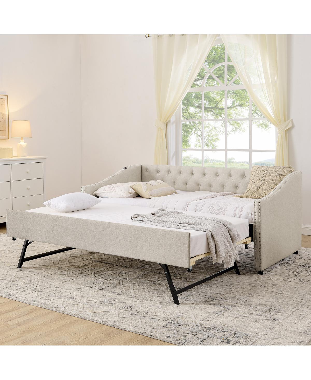 Click here for Streamdale Furniture Twin Daybed with Usb & Extend... prices