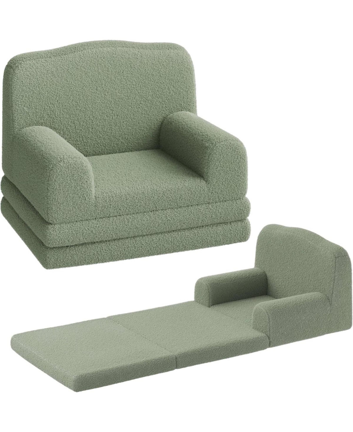 Click here for gaomon Kids Couch  2-in-1 Comfy Toddler Couch Fold... prices