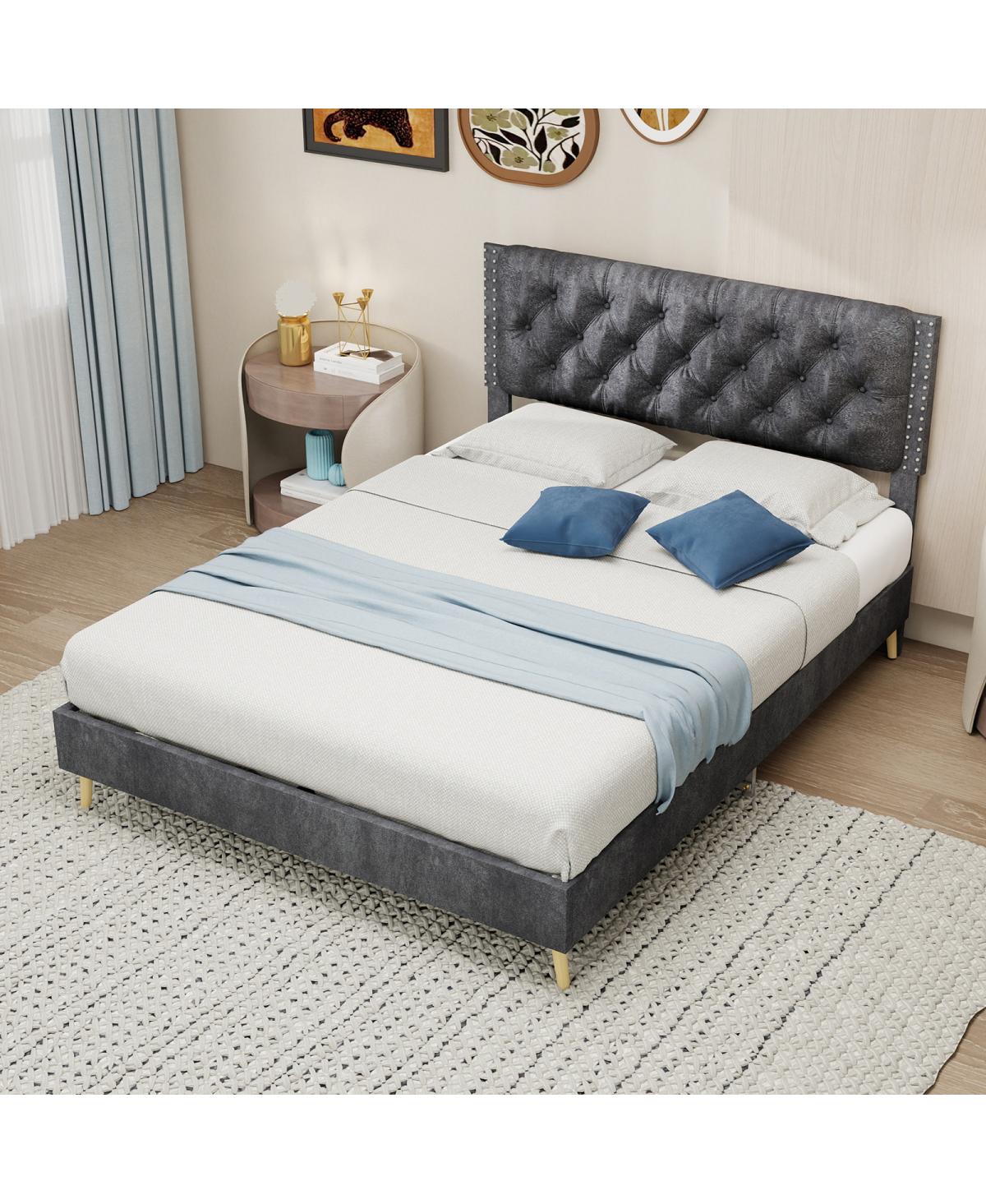 Click here for Streamdale Furniture Suede Soft Package Bed - Grey prices