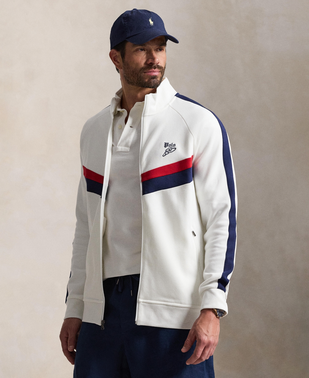 Click here for Polo Ralph Lauren Mens Big & Tall Double-Knit Trac... prices